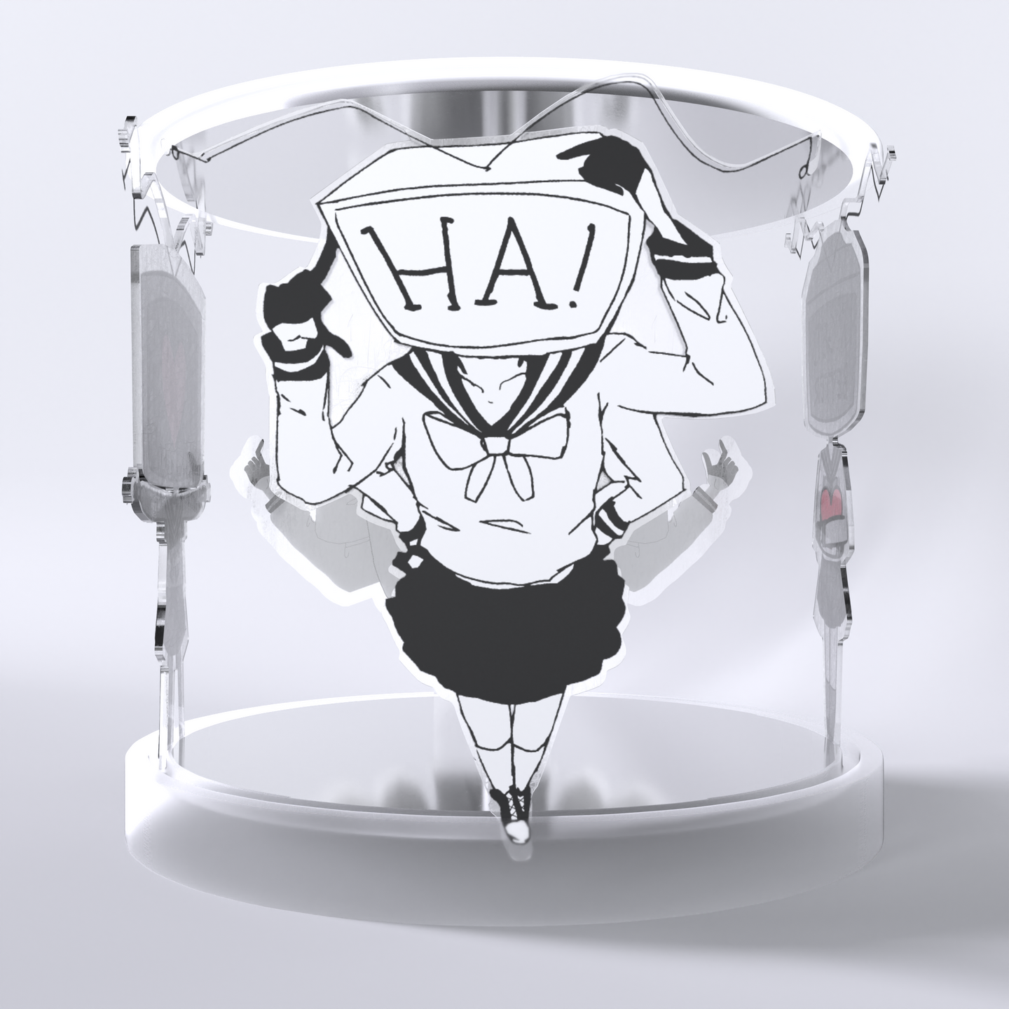 4-in-1 Spinning Carousel Standee | Crusher x Vite Ramen